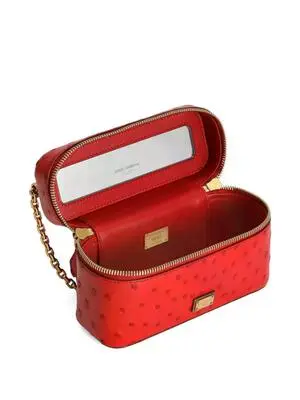 Dolce & Gabbana Textured Shoulder Bag - Red
