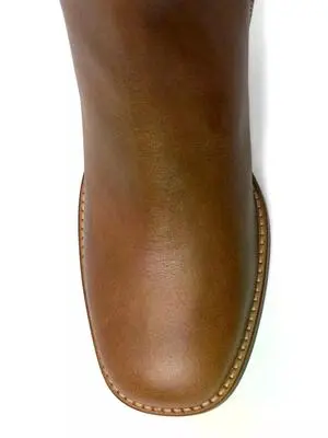 BILLI BI Square-toe Panelled Boots