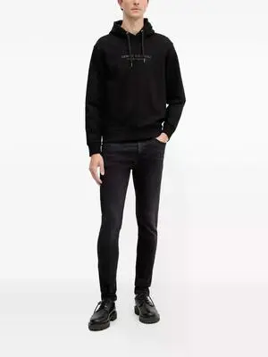 Armani Exchange Long-sleeve Hoodie With Logo Detail