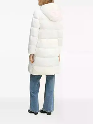 Armani Exchange Hooded Padded Coat - White
