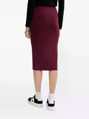 Armani Exchange Panelled Knee Length Skirt