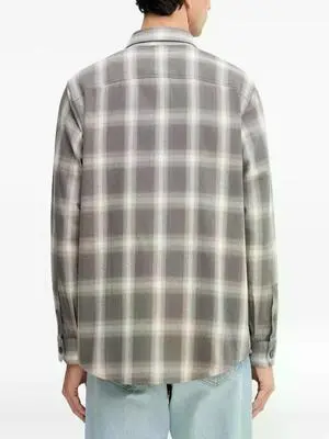 Armani Exchange Check-pattern Pocket Shirt