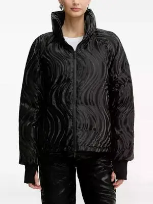 Armani Exchange Wave-pattern Zip-fastening Jacket