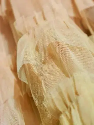 ALLSAINTS Aude Ruffled Tie Top - Neutrals