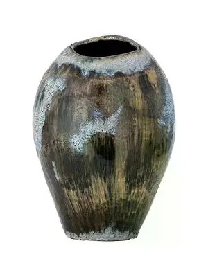 BLOOMINGVILLE Senja Glazed Vase - Brown