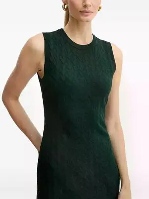 Armani Exchange Textured Sleeveless Dress