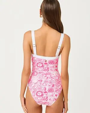 Lilly Pulitzer® Shirred One-piece Swimsuit