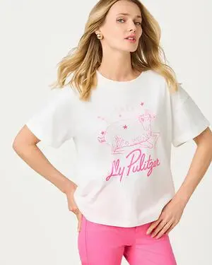 LILLY PULITZER Stella Pisces Zodiac Knit Top - Multi Aries Graphic