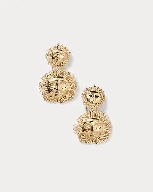 Lilly Pulitzer® Sun Motif Statement Earrings - Gold Metallic