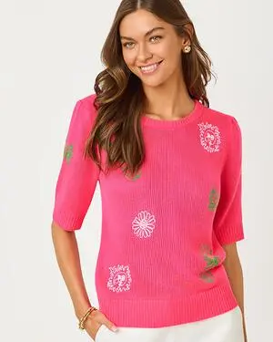 Lilly Pulitzer® Orton Embroidered Sweater