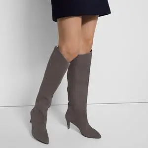 Theory Tube Knee-high Suede Boots