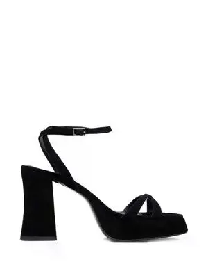 Hugo Heeled Suede Sandals
