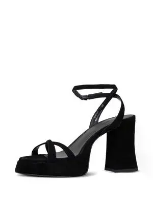 Hugo Heeled Suede Sandals