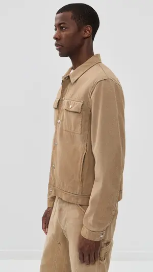 MAISON MARGIELA Faux Suede Sports Jacket