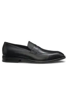 BOSS Leather Loafers - Black