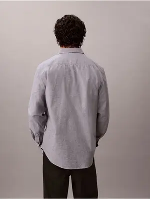 Calvin Klein Solid Classic Oxford Button-down Shirt - Dark Sapphire