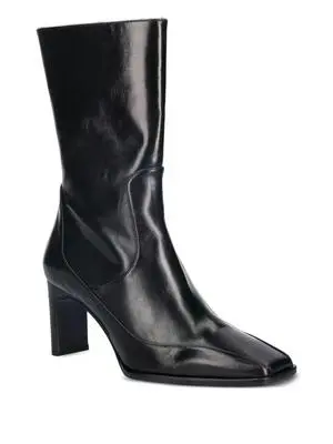 BILLI BI Square-toe Knee-high Boots - Black
