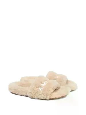 Amiri Logo-embroidered Slippers