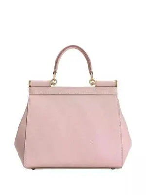 Dolce & Gabbana Dauphine Calfskin Small Sicily Handbag - Pink