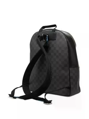 LOUIS VUITTON 2019 Limited Edition Damier Graphite Logo Rainbow Josh Backpack - Black