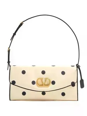 Valentino Garavani Small Devain Plus De Pois Shoulder Bag