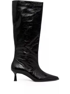 BILLI BI Pointed-toe High-shine Boots