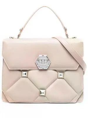Philipp Plein Quilted Leather Top-handle Bag