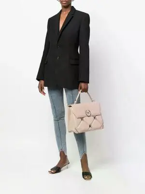 Philipp Plein Quilted Leather Top-handle Bag