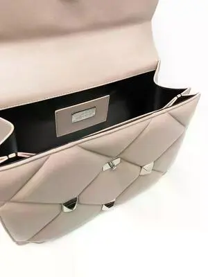 Philipp Plein Quilted Leather Top-handle Bag