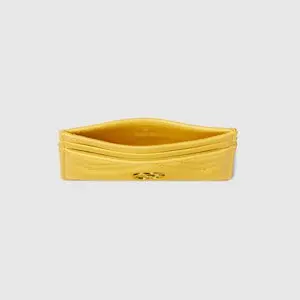 Gucci Gg Marmont Card Case Leather