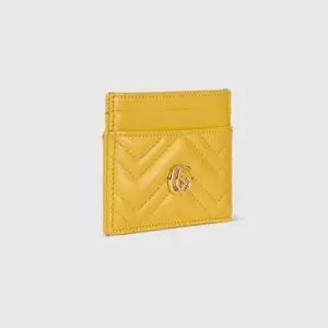 Gucci Gg Marmont Card Case Leather