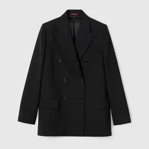Gucci Double-breasted Wool Jacket - Blue