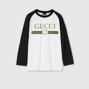 Gucci Silk Blend Jersey T-shirt With Print