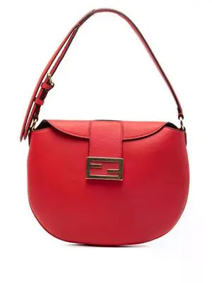 Fendi 2010-2025 Small Leather Croissant Hobo Bag