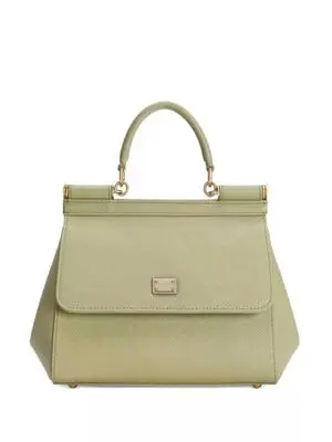 Dolce & Gabbana Small Sicily Tote Bag - Green