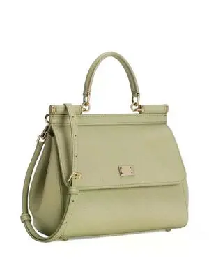 Dolce & Gabbana Small Sicily Tote Bag - Green