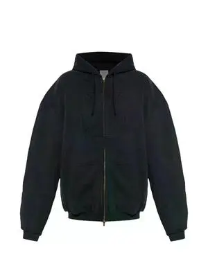 Vetements Embroidered Cross Hoodie