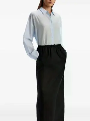 12 STOREEZ Buttoned Shirt - Blue