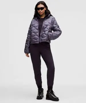 Lululemon Featherweight 900-fill-power Down Quilted Jacket - Grape Mist
