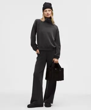 Lululemon Brushed Softstreme Funnel Neck - Black
