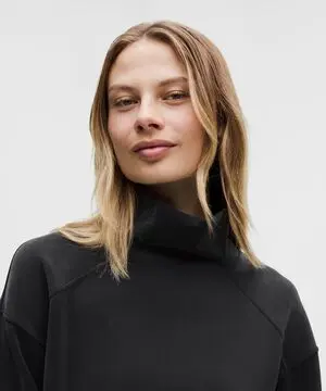 Lululemon Brushed Softstreme Funnel Neck - Black