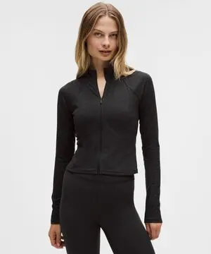 Lululemon Softy Suedey Slim-fit Jacket - Black/black