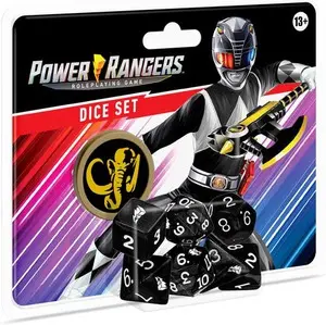 RENEGADE GAME STUDIOS Power Rangers Roleplaying Game Dice Set - Black