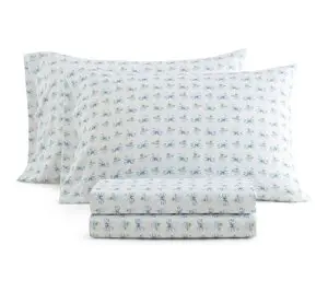 MARTHA STEWART Donbow White/blue/green King She Et Set - One-color