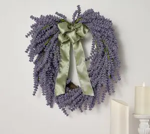 VALERIE PARR HILL Lavender Heart Wreath Valerie - One-color