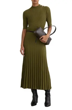 Reiss Ribbed Day Dresses