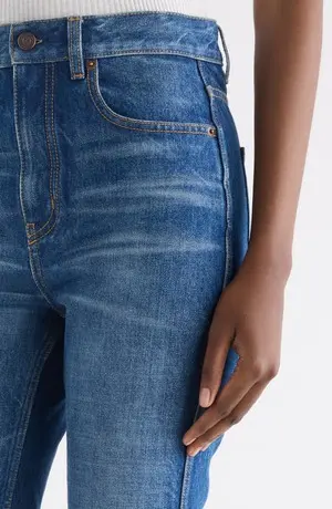 Chloé High-waisted Capri Jeans