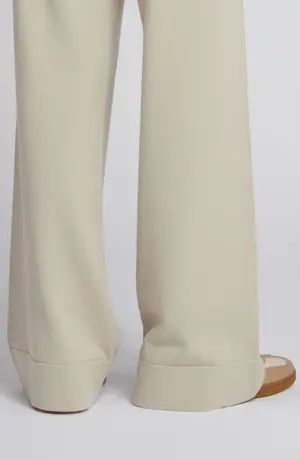 MM BY MAX MARA Wide Leg Knit Pants - Ivory