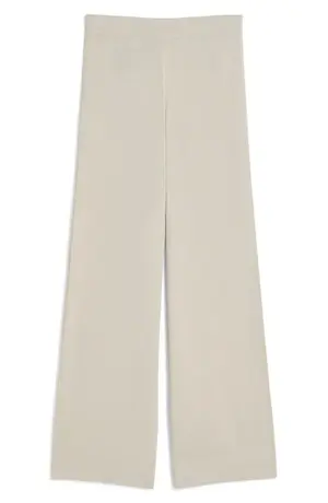 MM BY MAX MARA Wide Leg Knit Pants - Ivory