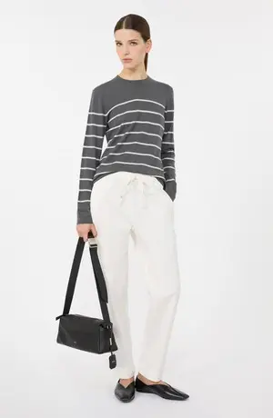 MM BY MAX MARA Pensile Striped Crewneck Sweater